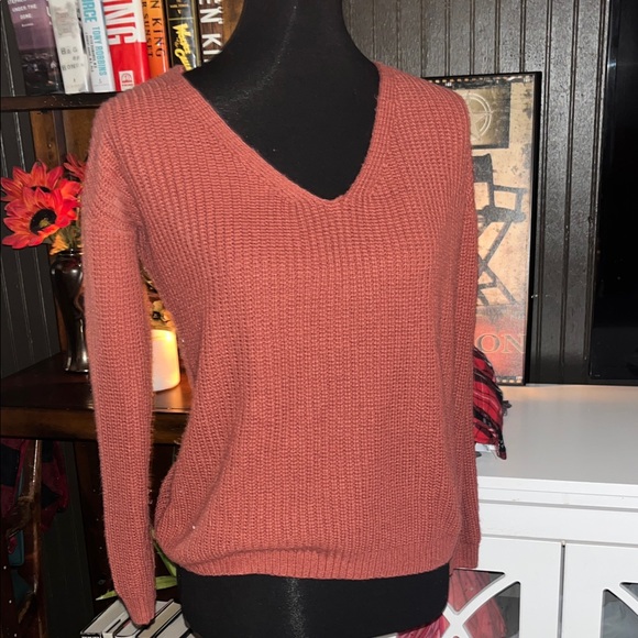 Sweaters | Womens Vneck Sweater Rust | Poshmark